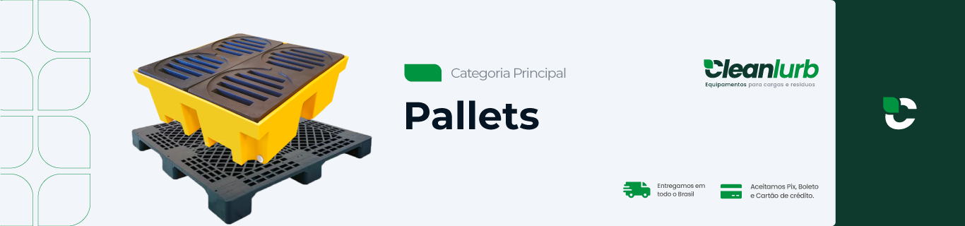 Linha de Pallets Plásticos | Cleanlurb